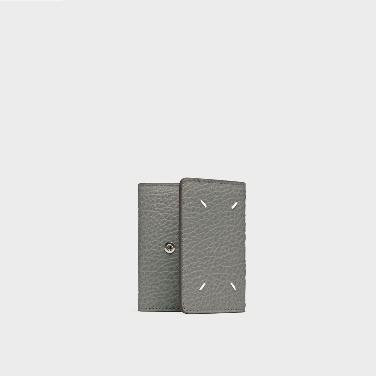 4 Stitch Tri-fold Wallet -CAILLOU GRAY- – OBLIGE